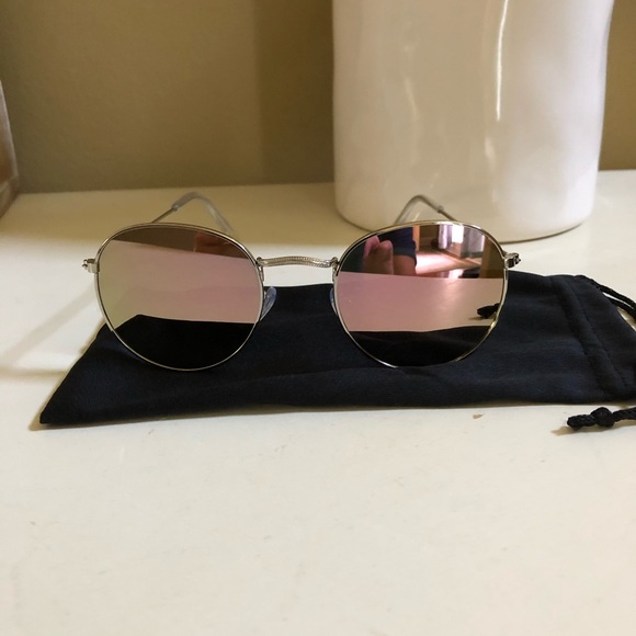 Accessories | New Retro Chic Pink Mirror Aviator Sunglasses | Poshmark